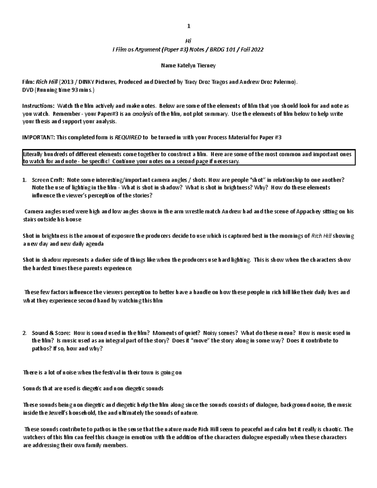 Film+Notes+Sheet+-+Paper+%233+-+B101-F22 copy - 1 Hi I Film as Argument ...