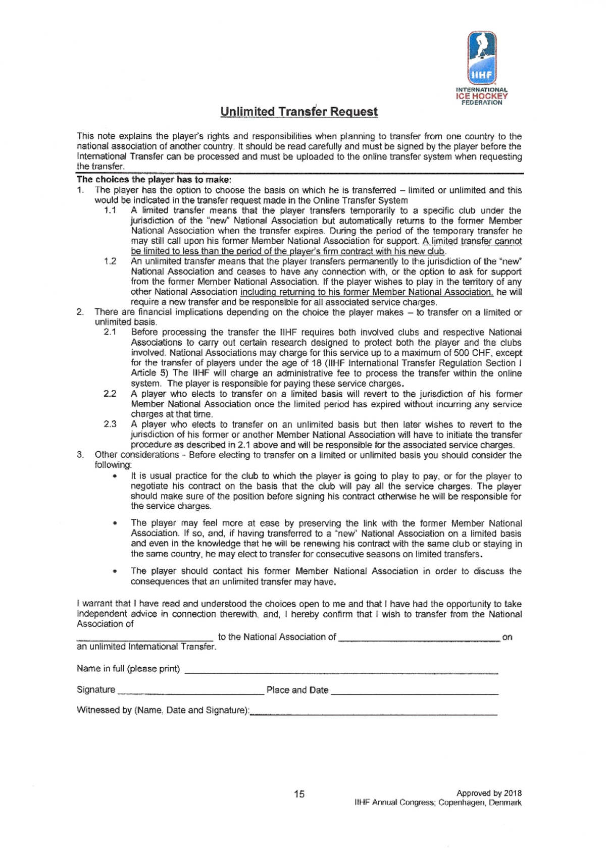 Unlimited Transfer Request Form - Bases computacionais da ciência - Studocu
