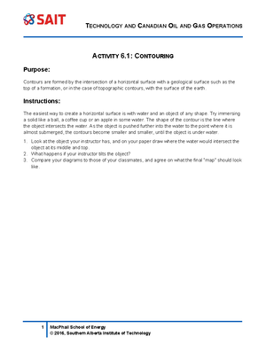 Activity 6.2 Basic Cross Section - TECHNOLOGY AND CANADIAN OIL AND GAS ...