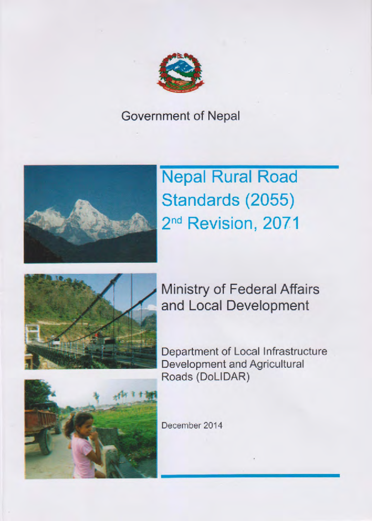 NRRS-2071-1 - Ajjajan - Government of Nepal Nepal Rural Road Standards ...