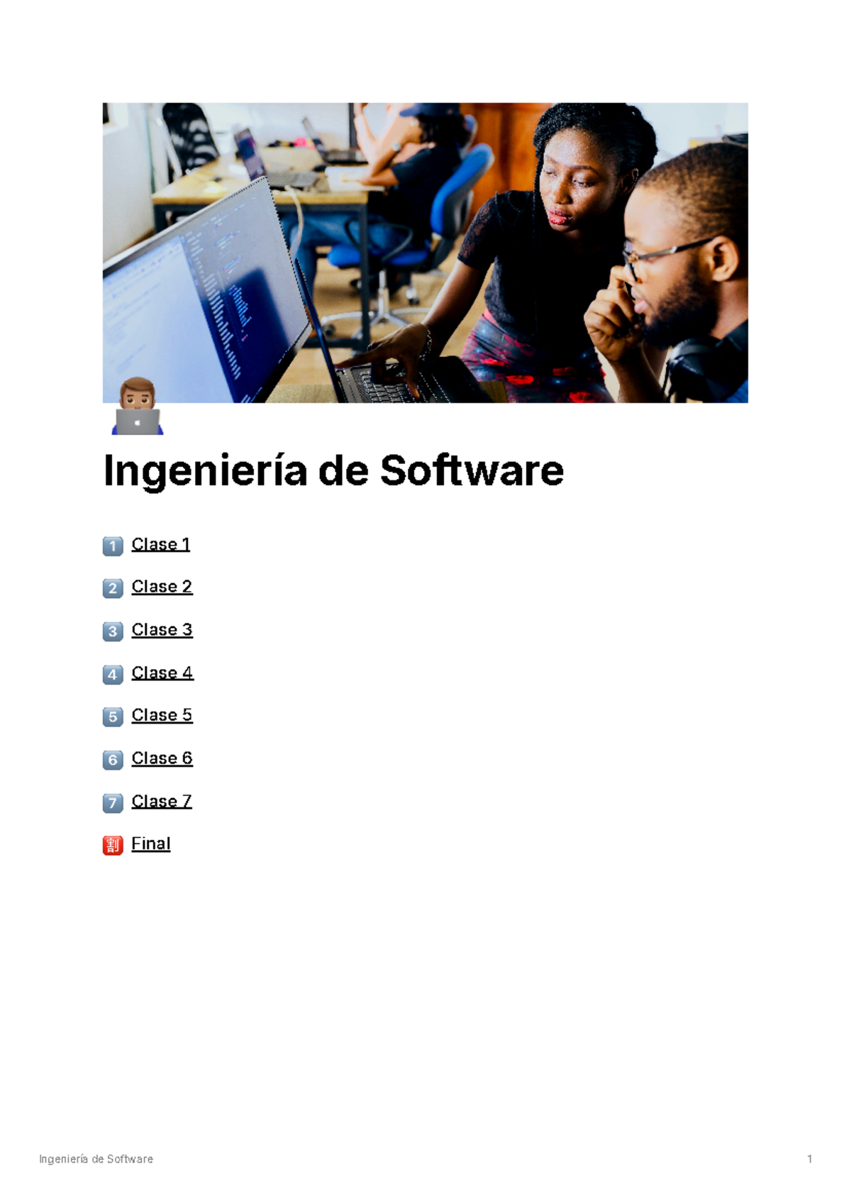Ingeniera de Software Resumen Todas las Clases - Ingeniería de Software ...