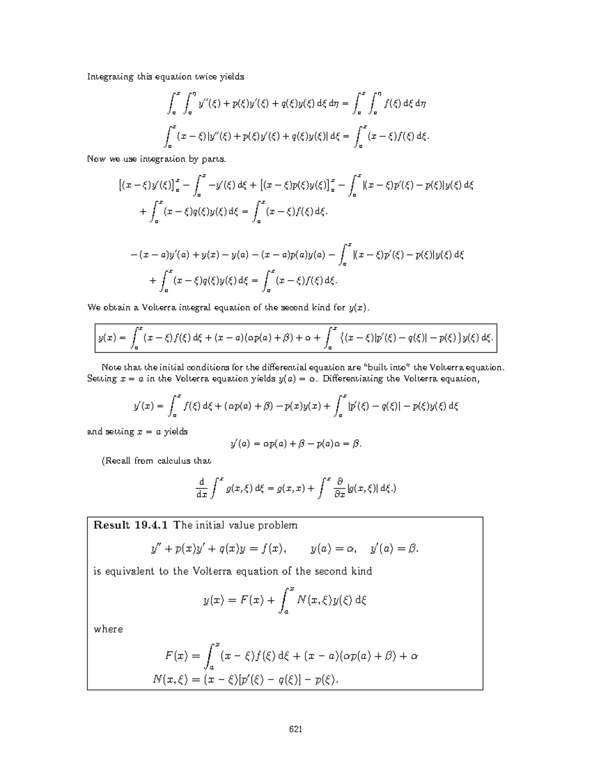 Ref MATH Adv Math Methods Sean Mauch-161 - Integrating this equation ...