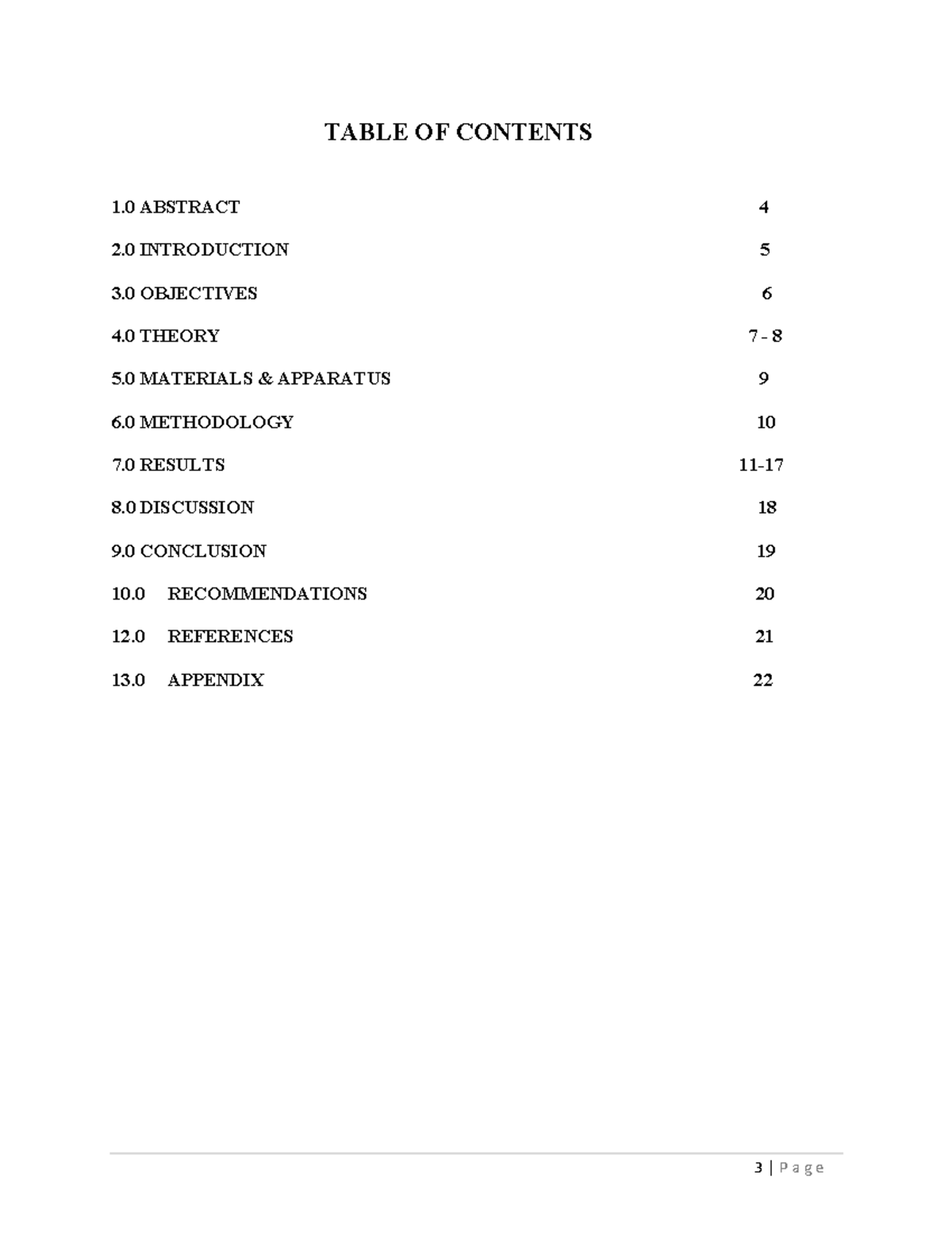 LAB Report FREE AND Force Vortex Group 6 - Copy - TABLE OF CONTENTS 1 ...