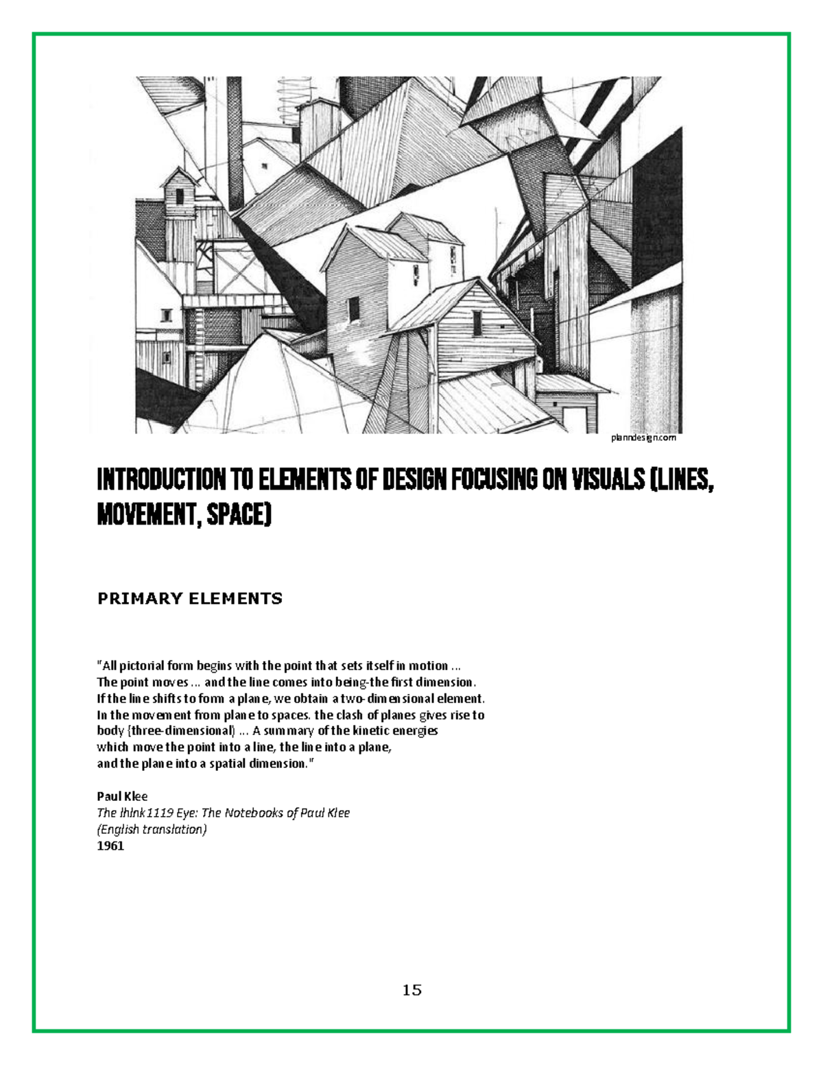 Design 1 - Lesson 2 and Plate No. 2 - Spaghetti Pasta - Introduction to ...