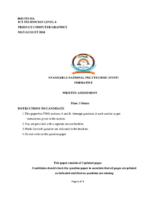 Survey instrument level 5,,,,6 copies - KAPCHEPKOR TECHNICAL TRAINING ...