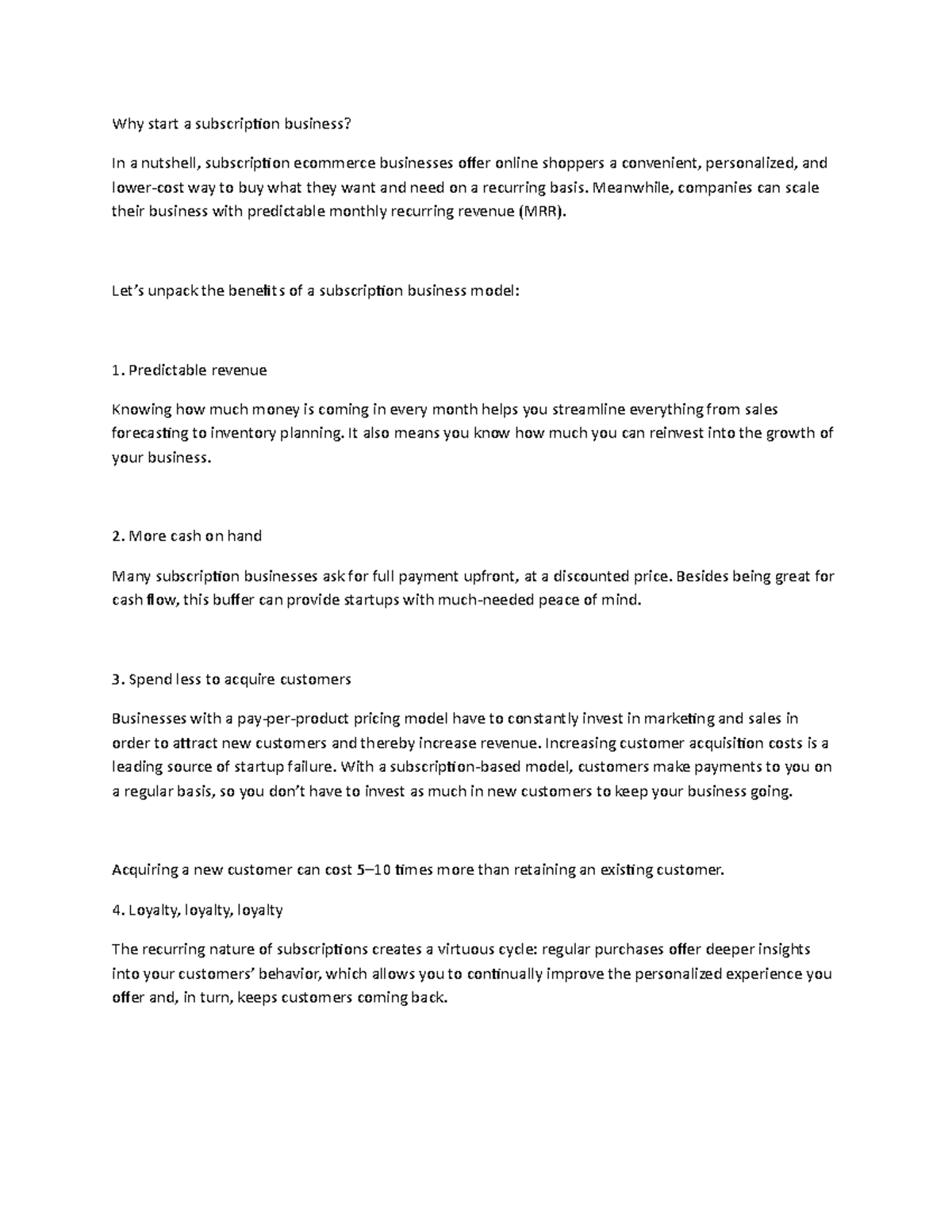 Why start a sub-WPS Office - Why start a subscription business? In a ...