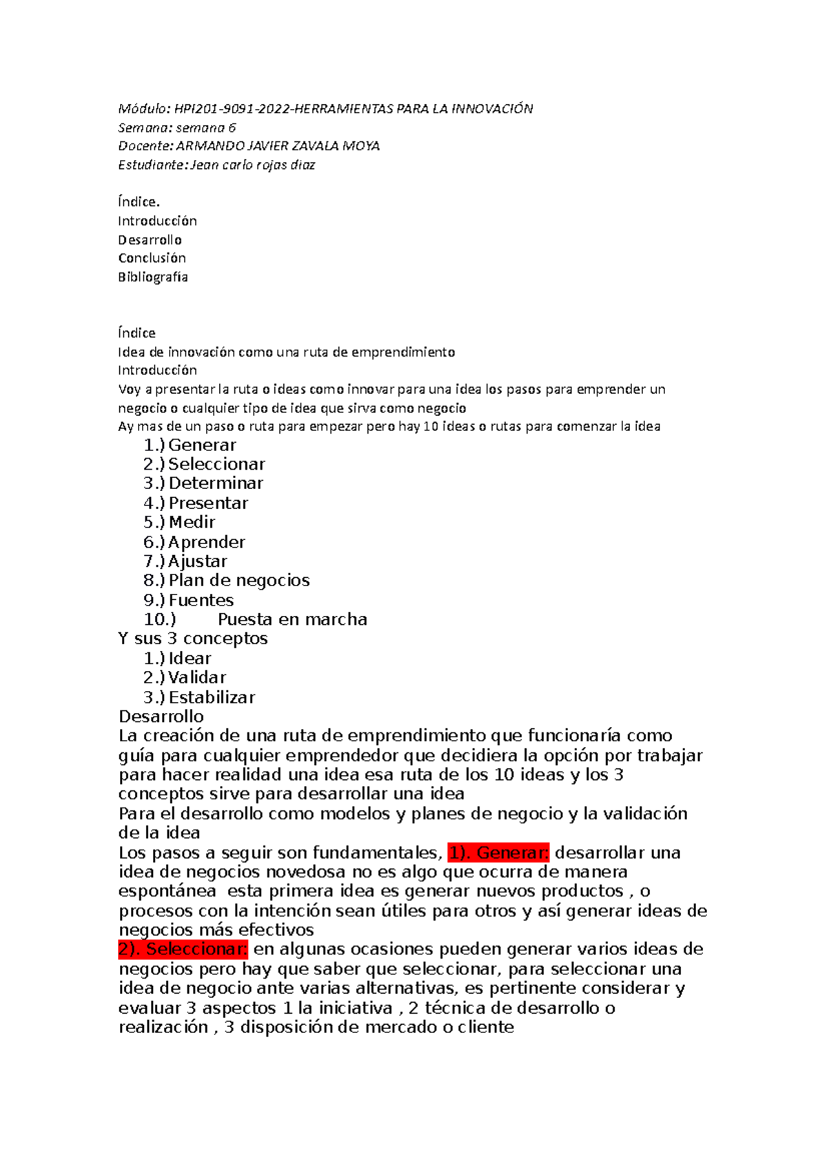 Innovación 6 - AIEP - Módulo: HPI201-9091-2022-HERRAMIENTAS PARA LA INNOVACIÓN Semana: semana 6 ...