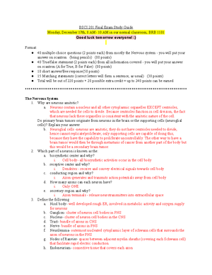 Lab 2 Review Sheet - Histology of Tissues - TA: Lejla Ridzal BSCI201 ...