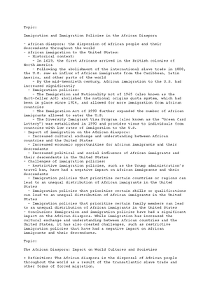 Trends in African Disporia Studies - Interdisciplinary approach ...