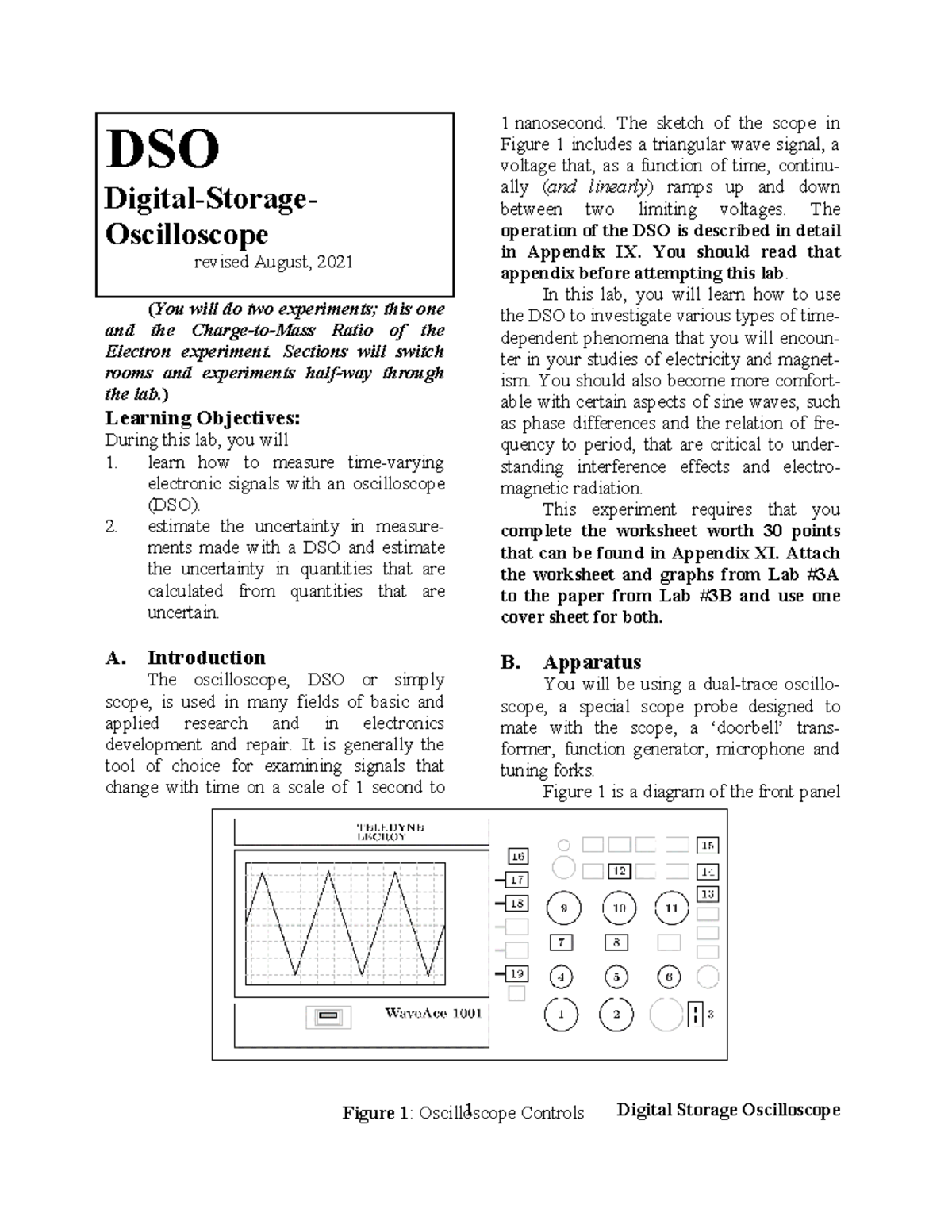 3a DSO - Explanations and tips on how to conduct the lab on the Digital ...