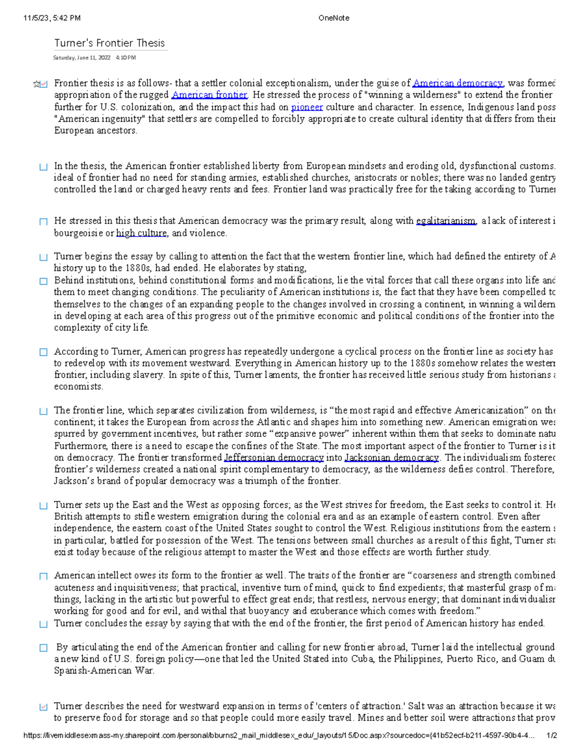 US History After -1876 notes - 11/5/23, 5:42 PM OneNote - Studocu