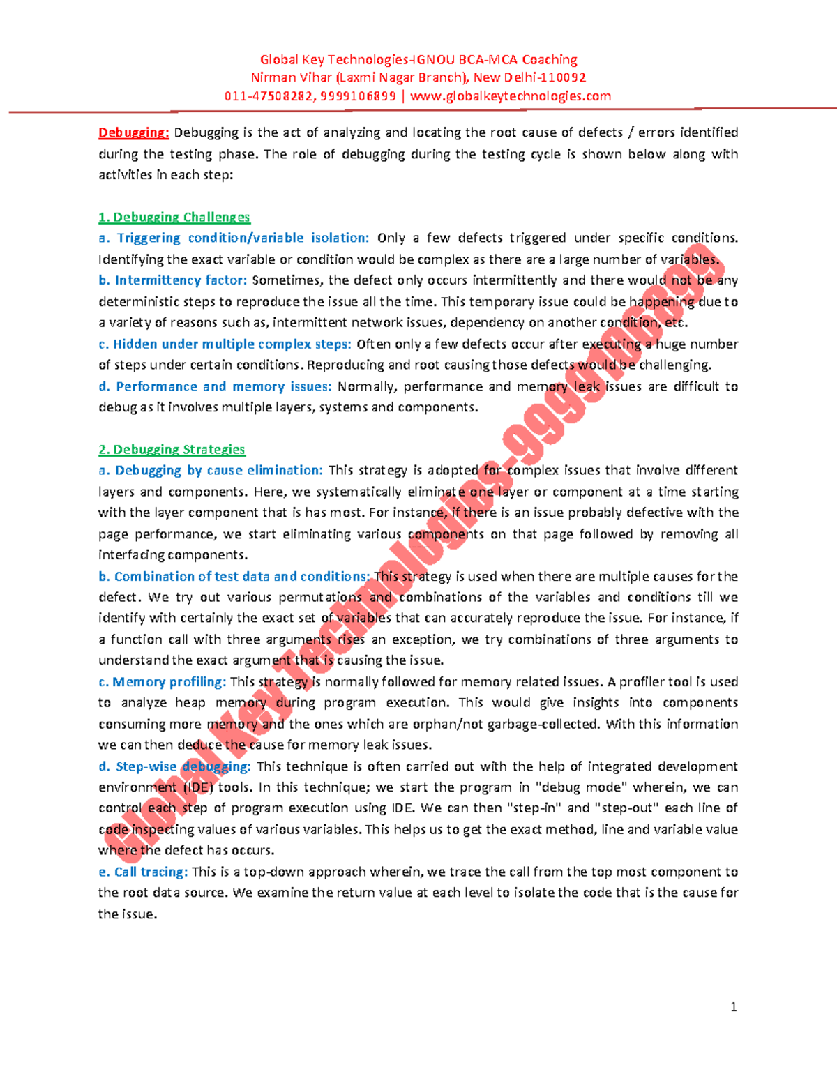 Bcs-051 B2 U4 - most important topic notes - Glob al Key Te chn olog ...