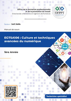 Culture numérique version stagiaire - Culture et technique du numérique ...