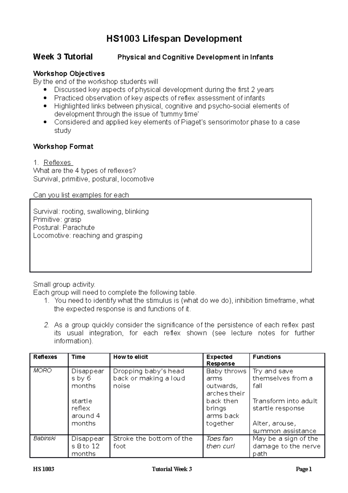 Week 3 - Tutorial questions and solutions for week 3 - CM 400A - - StuDocu