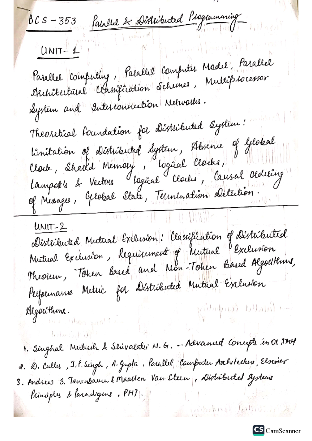 BCS-353 PDP Notes - Computer science - Studocu