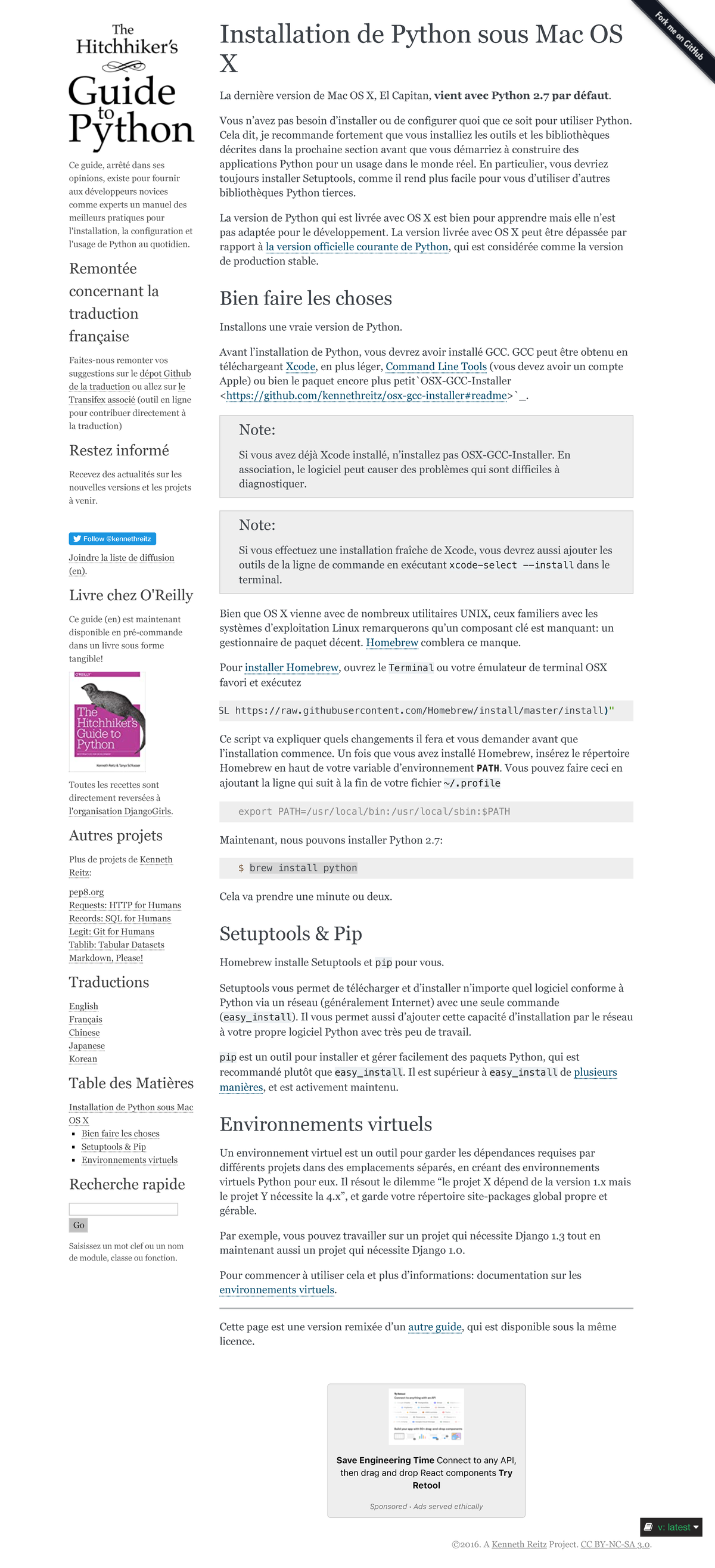 Installation Python Mac OS - Installation de Python sous Mac OS X La ...