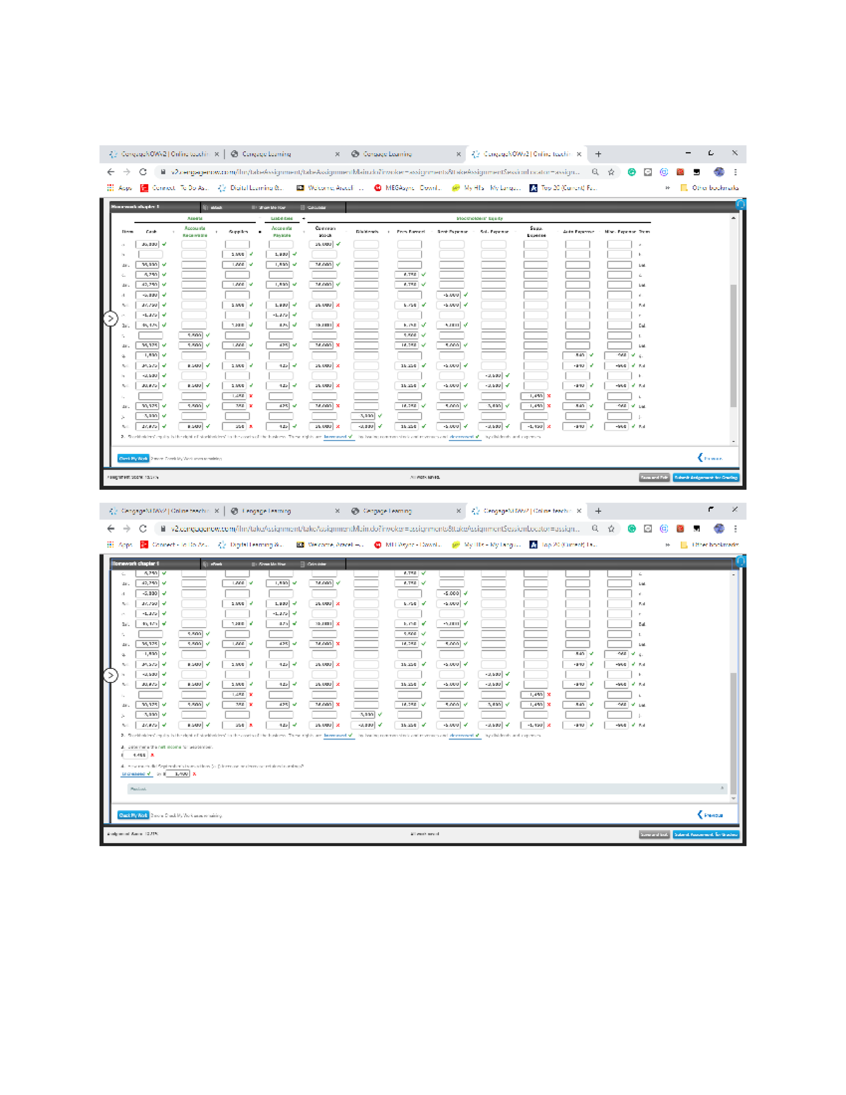 Accounting 1 hw part 2 - ACCT 2302 - Studocu