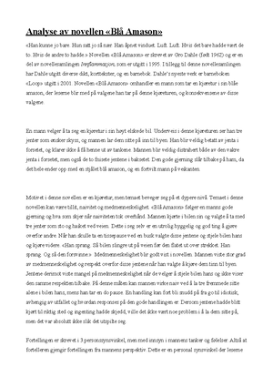 Hvordan skrive en novelleanalyse Eksempeltekst - Hvordan skrive en eksempeltekst: Innledning ...