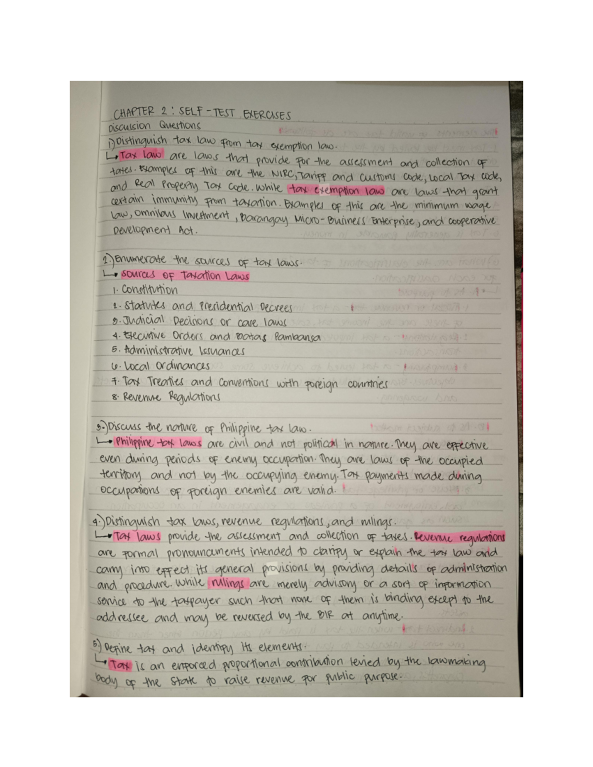 Chapter 2 - Can help for the accountancy students. - CHAPTER 2 : SELF ...