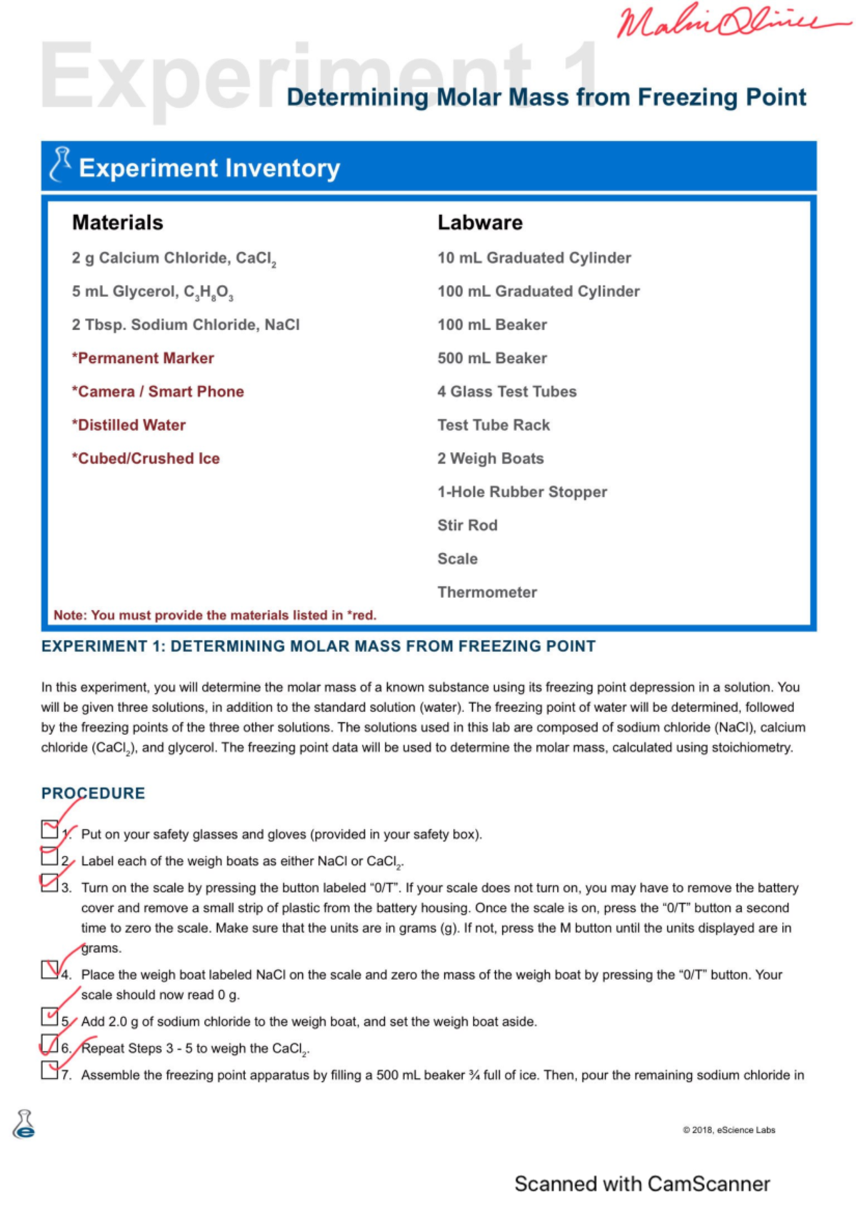 Chemistry II Unit 2 Lab - CHEM 1121 - Studocu