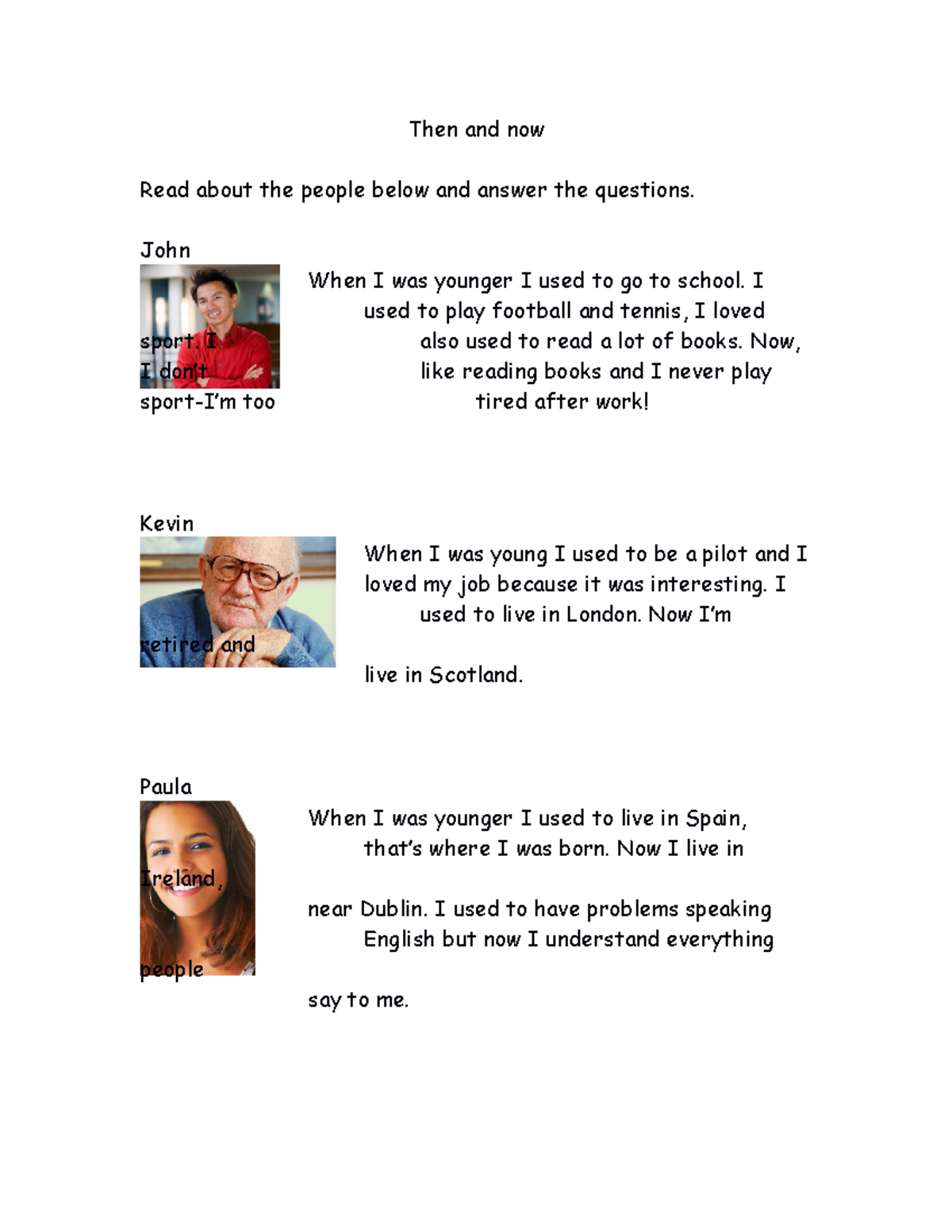 Used-to-fun-activities-games-reading-comprehension-exercis 17308 - Then ...