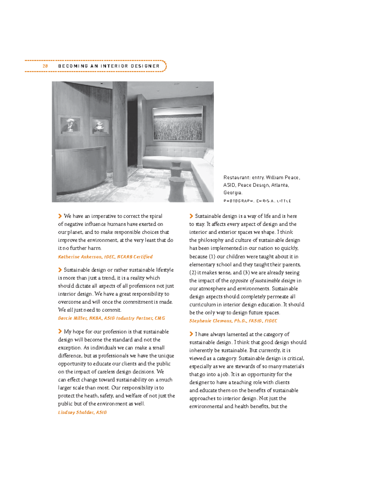 Interior designing notes p6 - 28 B E C O M I N G A N I N T E R I O R D ...