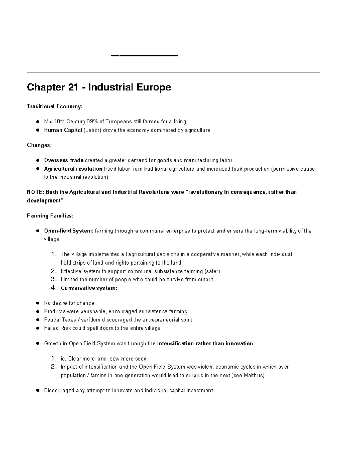 Chapter 21 - Industrial Europe - Chapter 21 - Industrial Europe ...