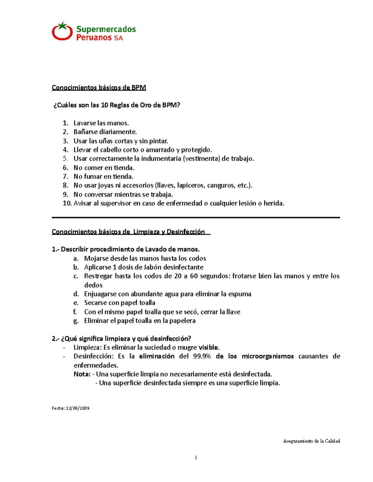 Balotario calidad - Jdkjf - Conocimientos básicos de BPM ¿Cuáles son ...
