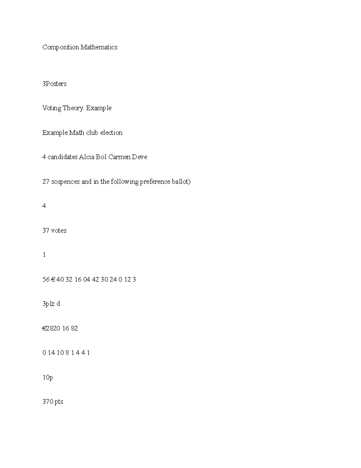 Composition Mathematics solutions - MATH 95 - Composition Mathematics ...