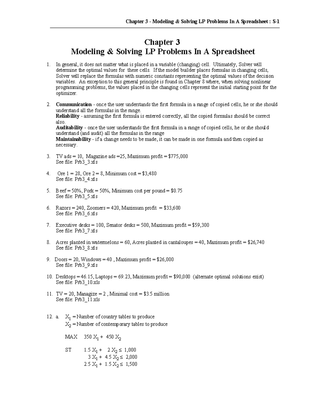 liabilities AUDITING PROBLEMS - ———————————————————————————————————————————— Chapter 3 Modeling ...