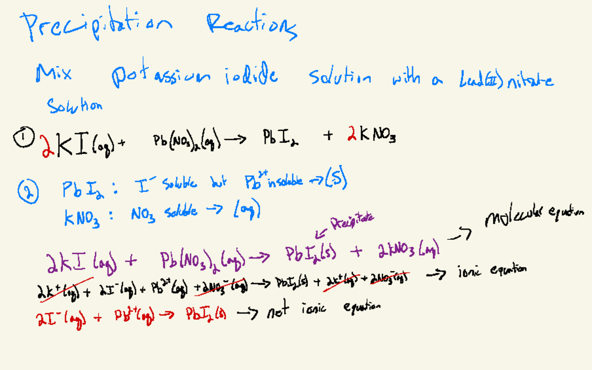 Lec 11-2 - Dr. Elizabeth Griffith - Precipitation Reactions Mix ...