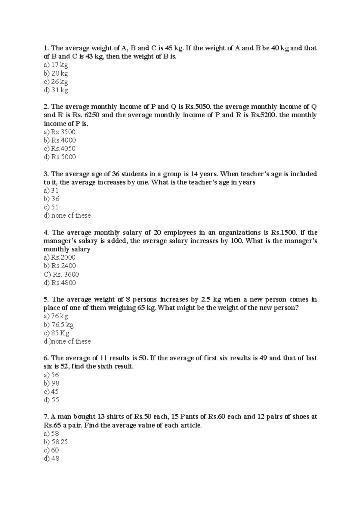 Average - Bank coaching helps to build the concepts from the ground up ...