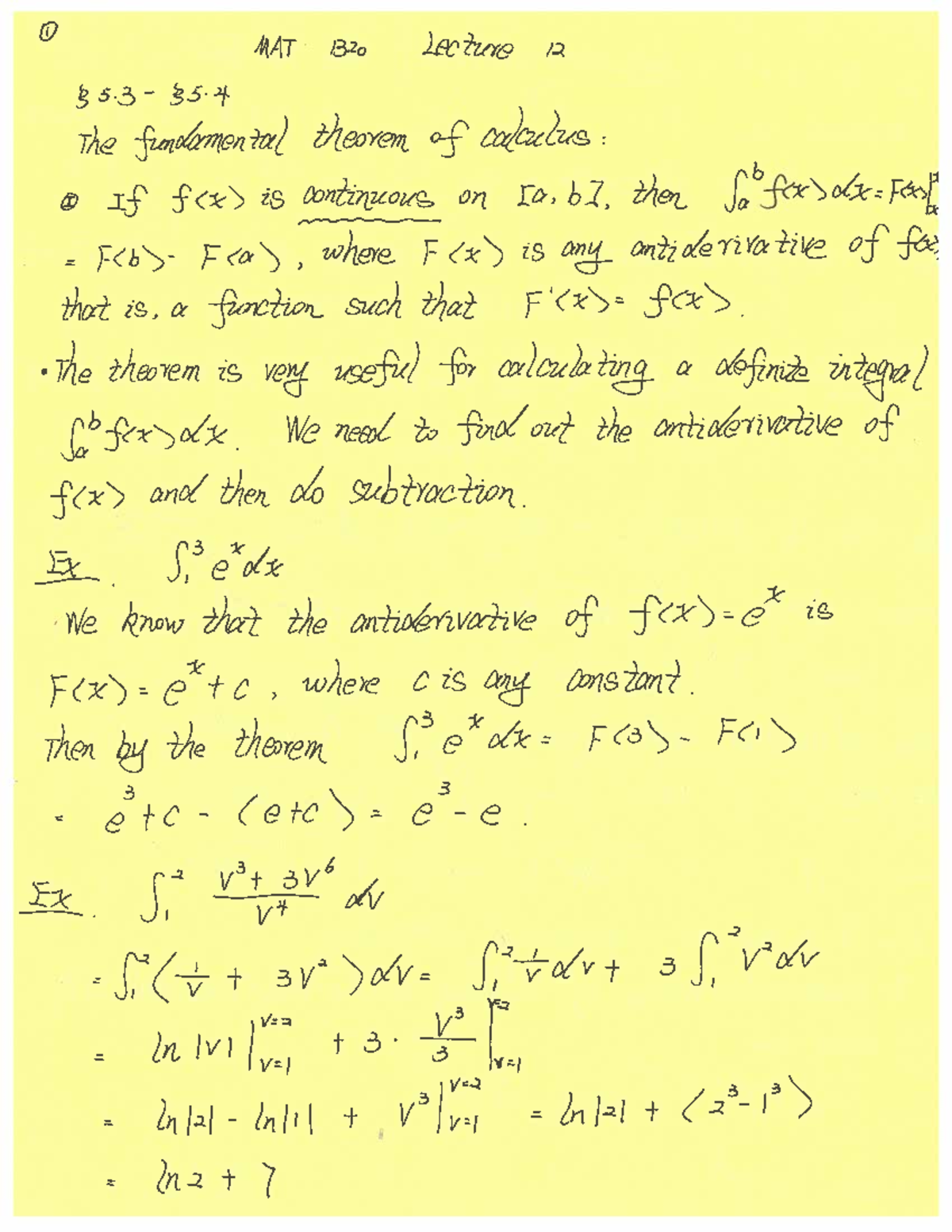 Lecture 12 - MAT1320 - Studocu