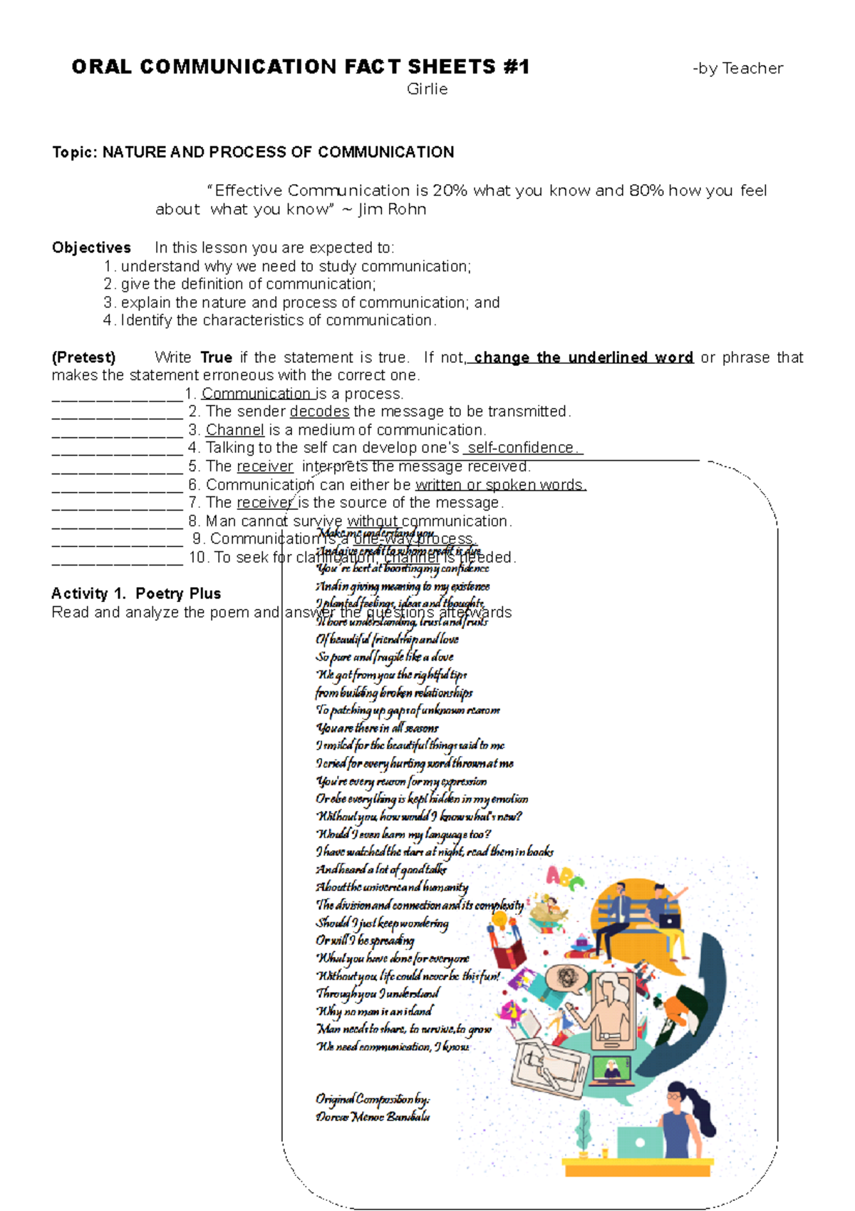 ORAL- Communication-FACT- Sheets-with-21 - ORAL COMMUNICATION FACT ...