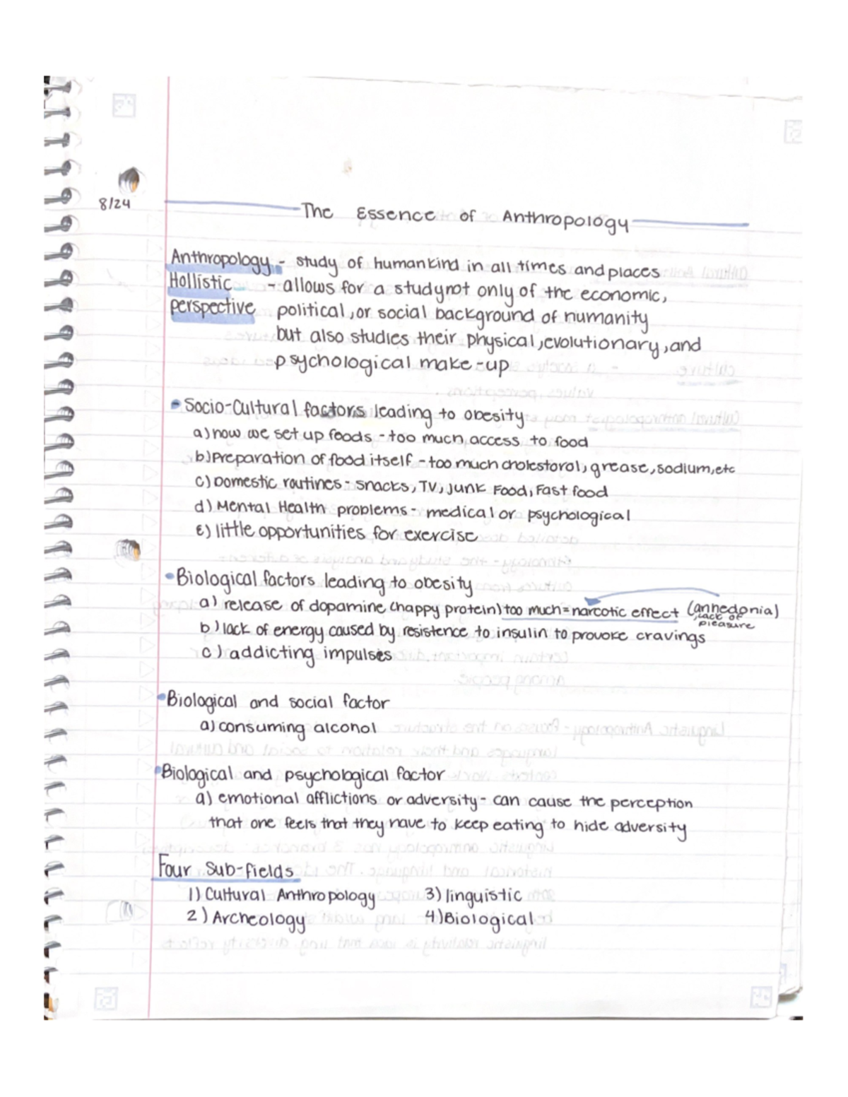 The essence of Anthropology - ANTH 2302 - Studocu