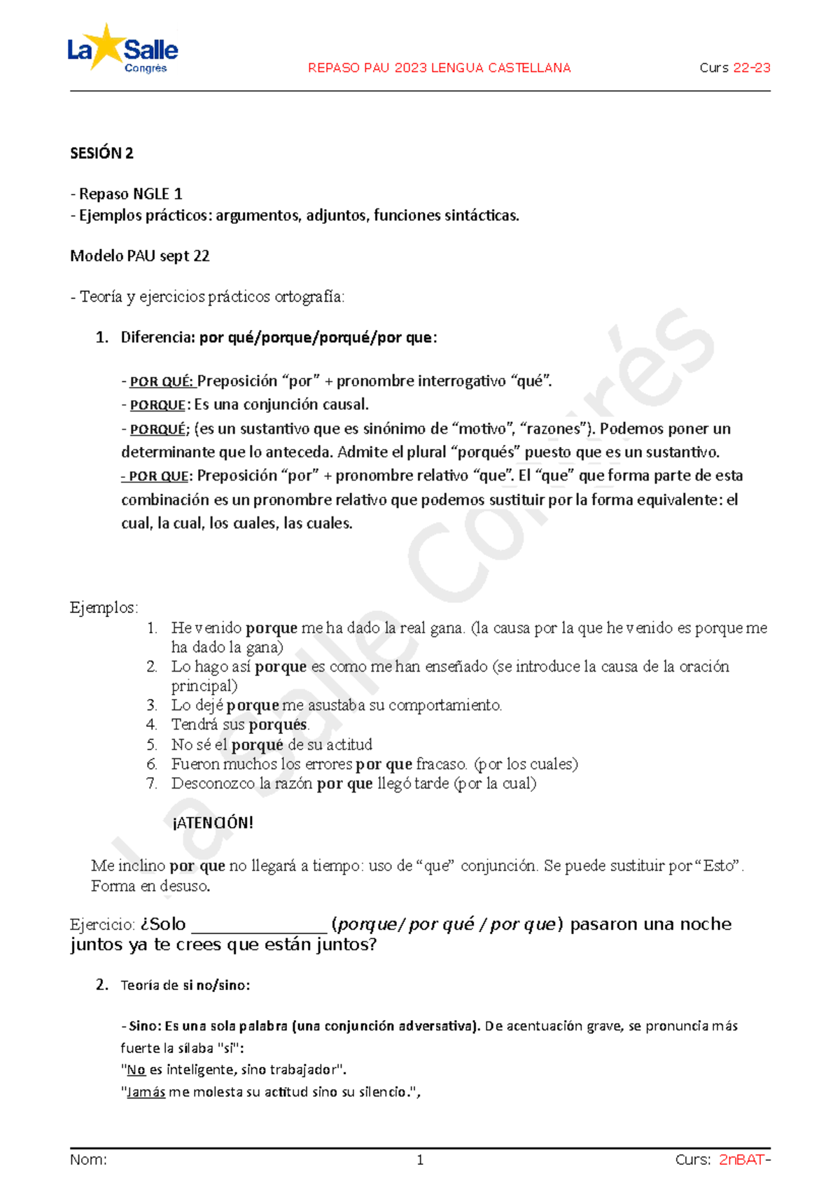 Sesión 2 repaso PAU a5e4c819e528d110c1662167 af7286b1 - REPASO PAU 2023 LENGUA CASTELLANA Curs ...