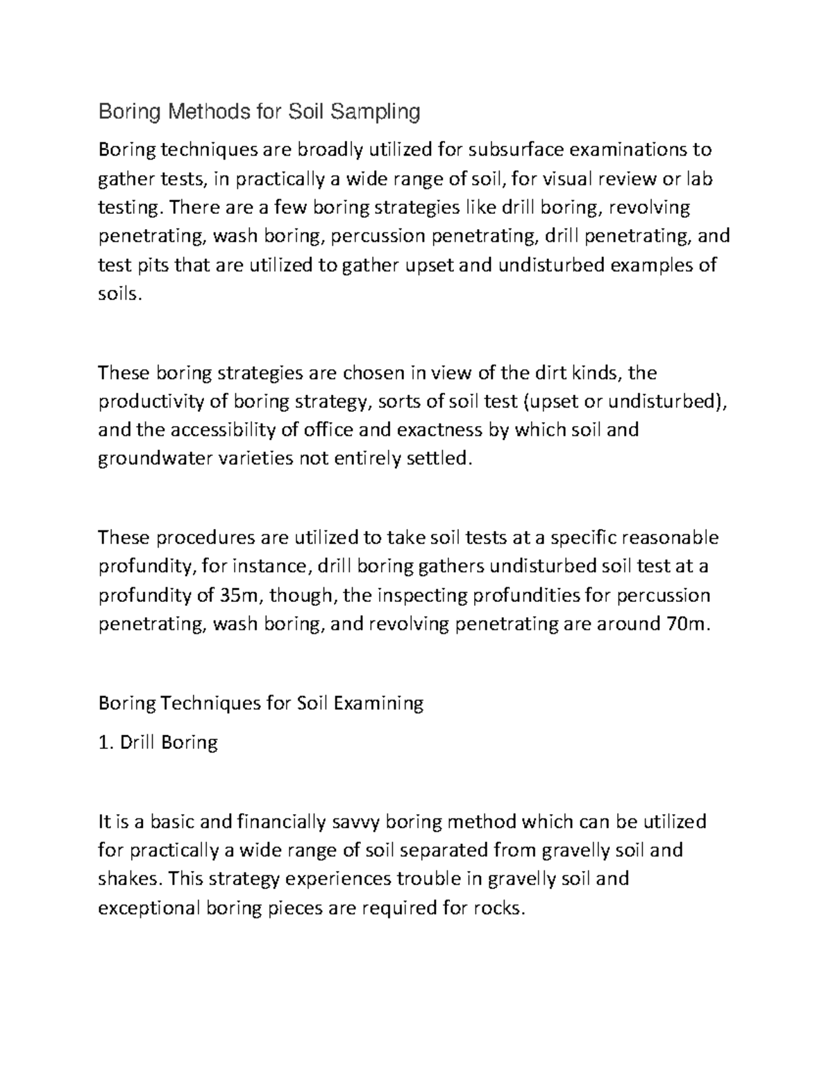 Document 38 Lecture Notes Boring Methods For Soil Sampling Boring document-38-lecture-notes-boring-methods-for-soil-sampling-boring