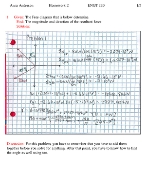 ENGR220 Exam2 practice - ENGR 220 Statics and Mechanics of Materials ...