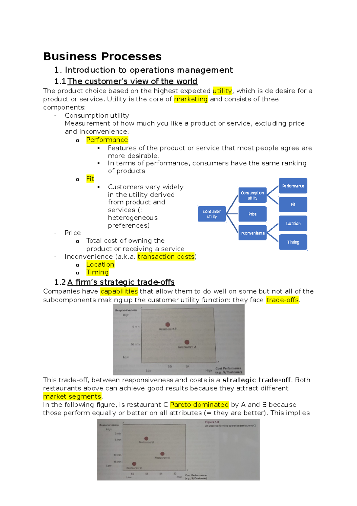 Business Processes Summary - Business Processes 1. Introduction to ...