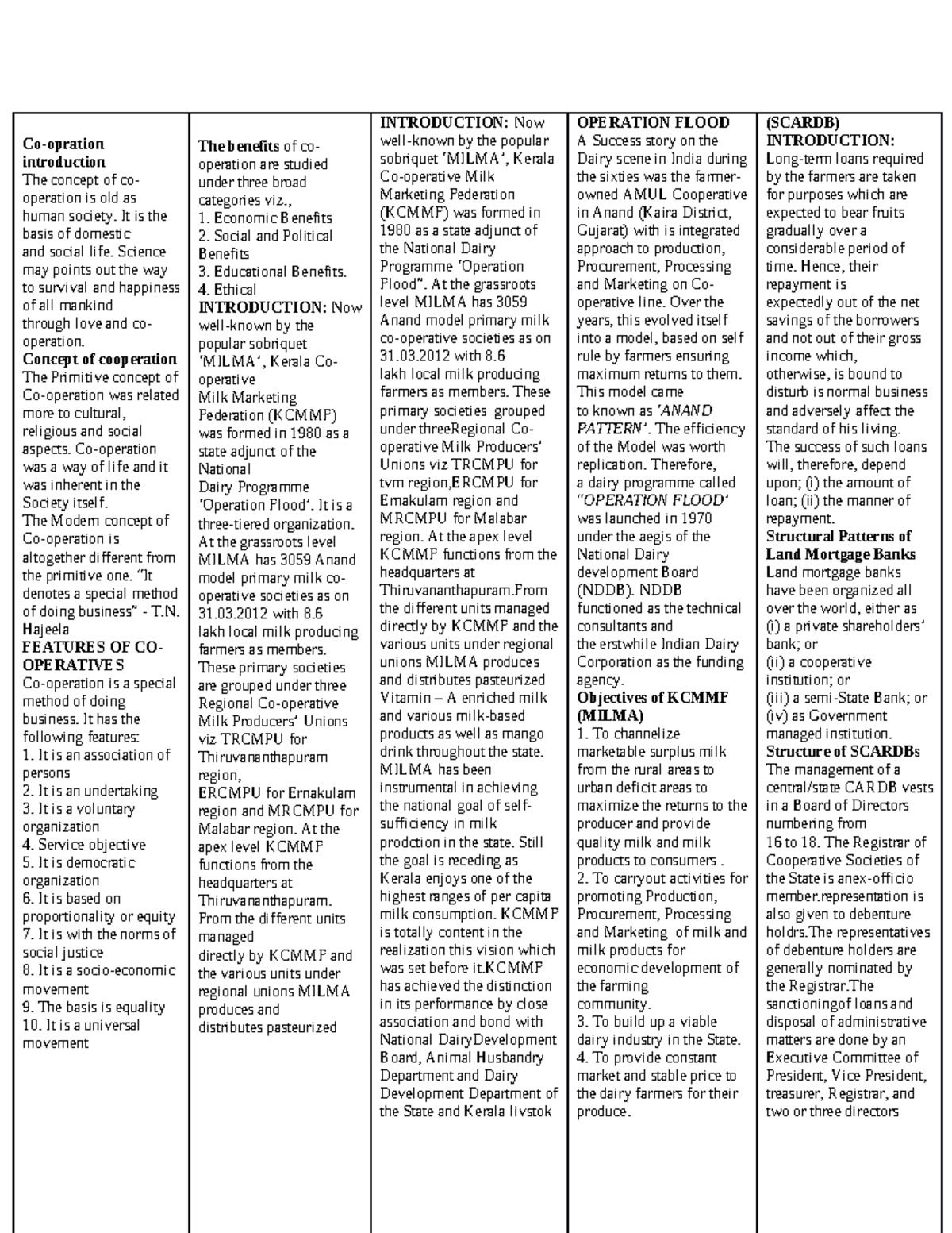 Cooperative theory and practice bit - Co-opration introduction The ...