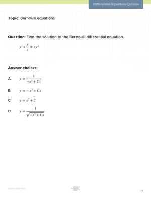 Separable+equations - differential equations lecture notes. - Topic ...