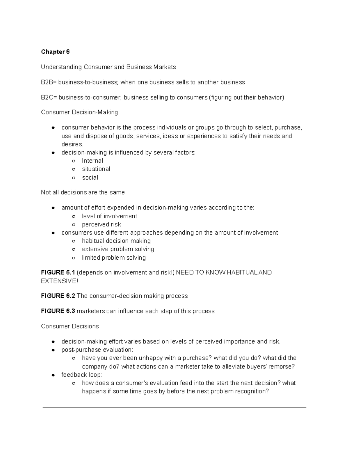 Chapter 6 mkt - Chapter 6 Understanding Consumer and Business Markets ...