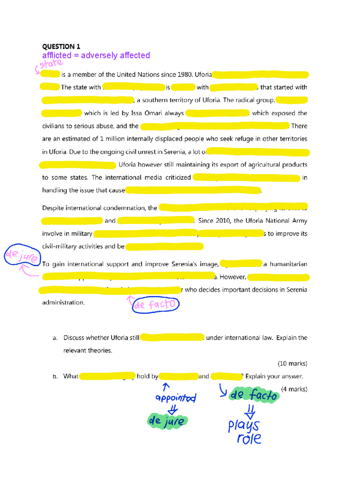 LAW088 Tutorial Statehood WORD - afflicted = adversely affected ...
