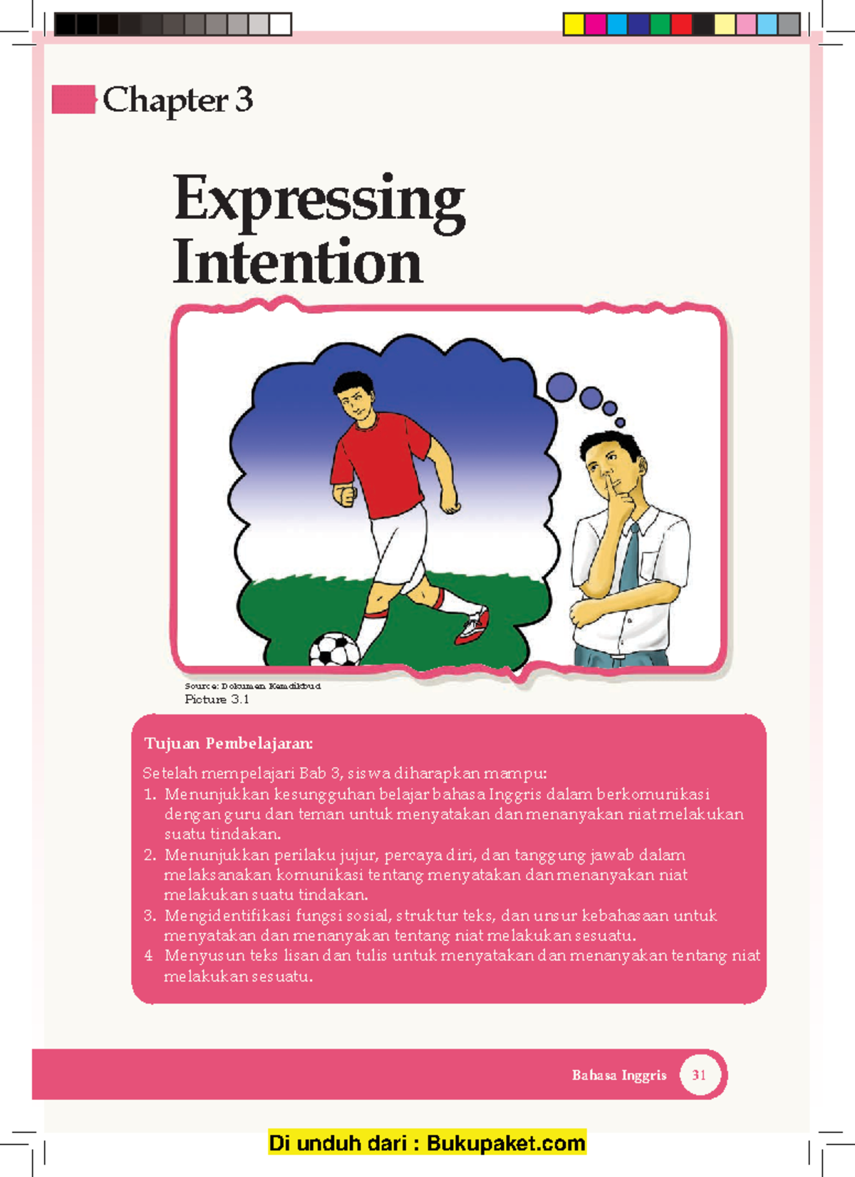 Chapter 3 Expressing Intention - Bahasa Inggris 31 Tujuan Pembelajaran ...