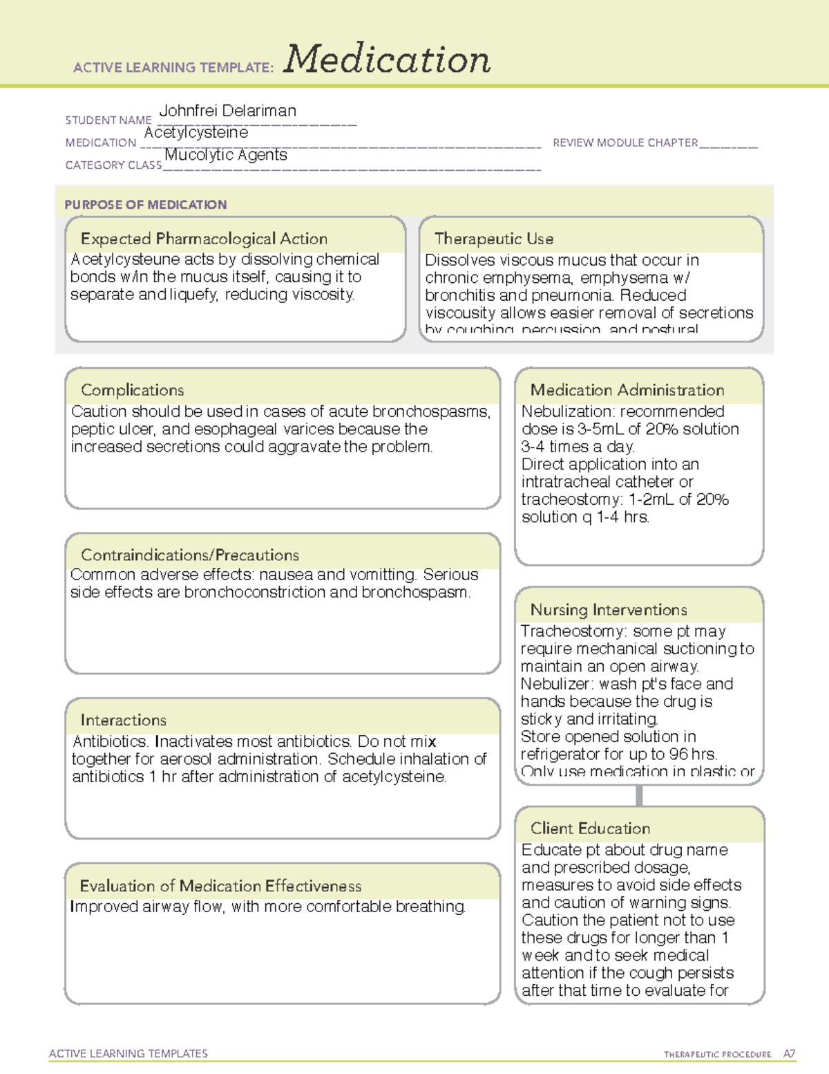 John Active Learning Template medication - ACTIVE LEARNING TEMPLATES ...