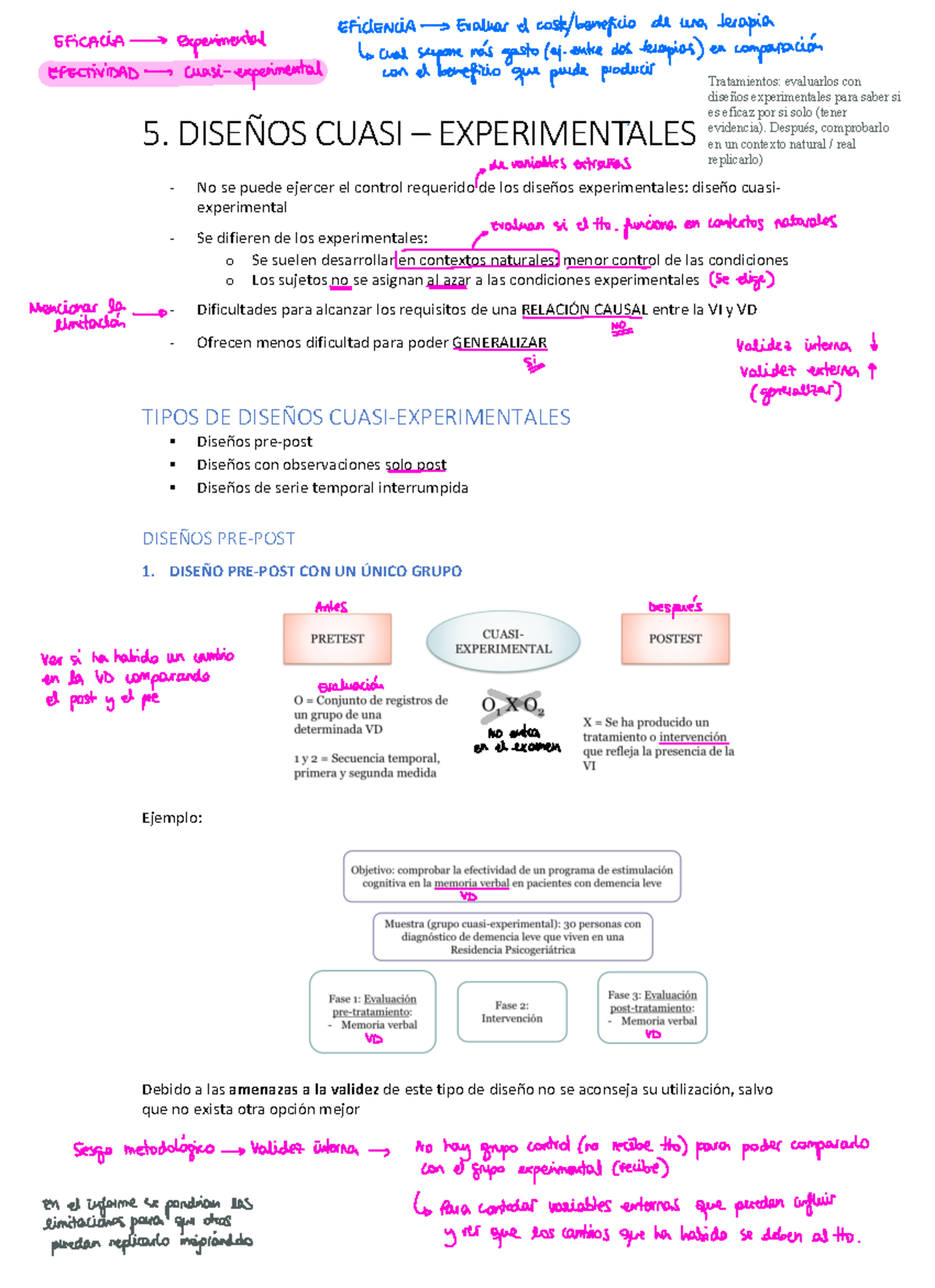 Tema 5 métodos II - Incluyen las anotaciones en clase del profesor - 5 ...