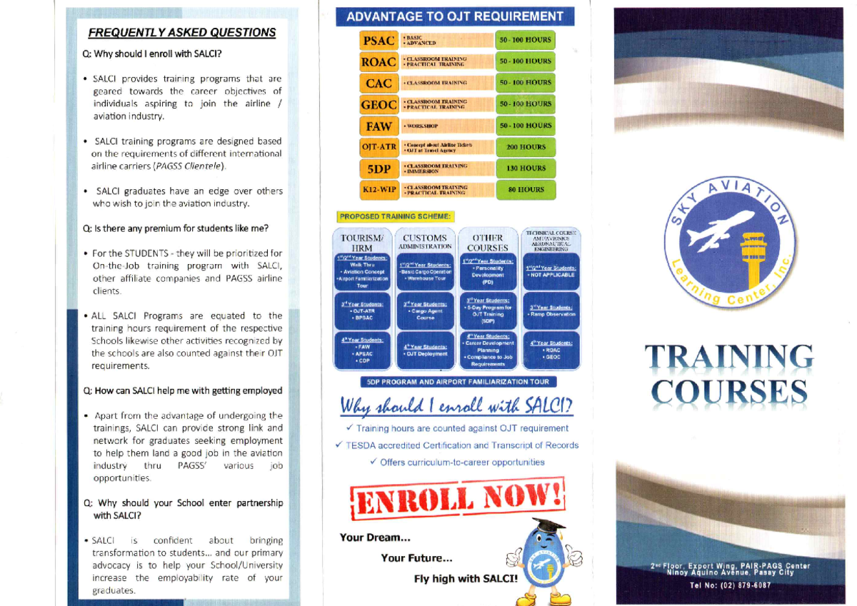 Company Profile- salci - ADVANTAGE TO OJT REQUIREMENT FREQUENTLY ASKED ...