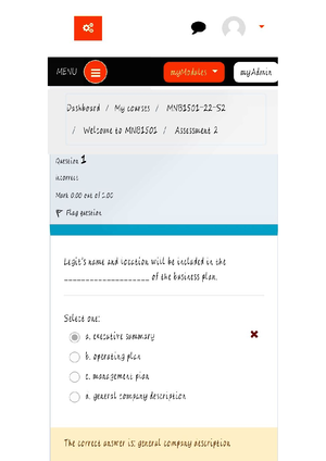 Assessment 3 Attempt review - Question 1 Incorrect Mark 0 out of 1 ...
