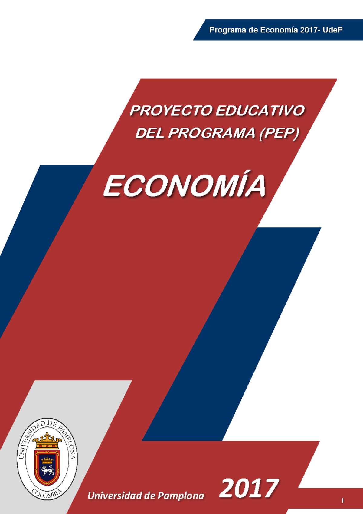 Pep 18eco - Apunte - Universidad de Pamplona ECONOMÍA PROYECTO ...