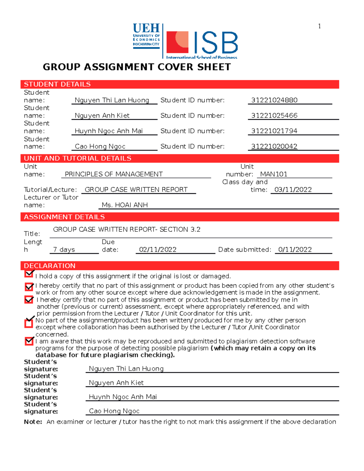 Group-CASE- Written- Report- Section-3.2 - GROUP ASSIGNMENT COVER SHEET ...